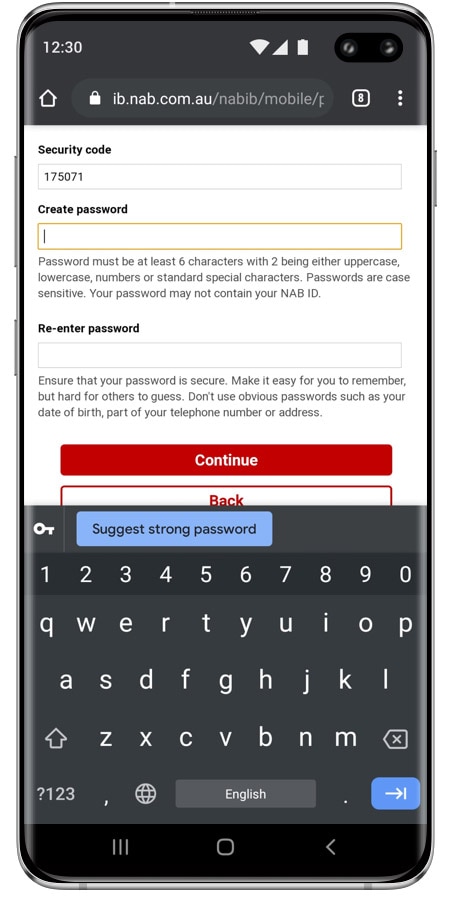 Internet banking | Register for online banking - NAB