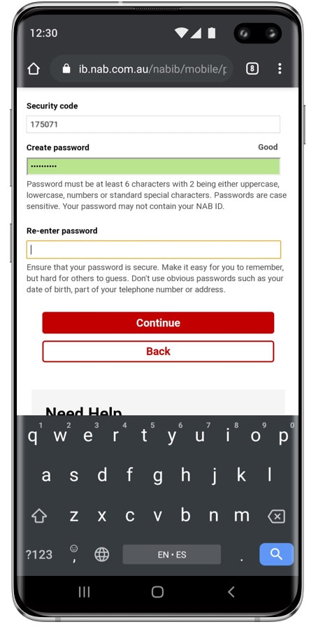 Internet banking | Register for online banking - NAB